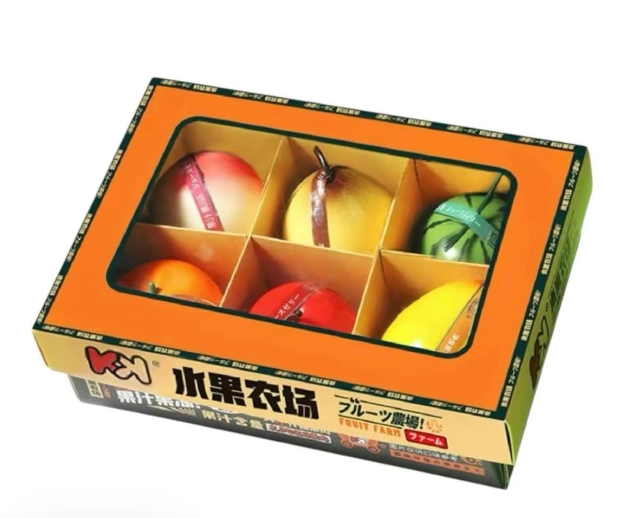 Yo Man Fruit Farm Juice Jelly Mixed Flavors Fruit Shape Jelly- Gift Bo ...