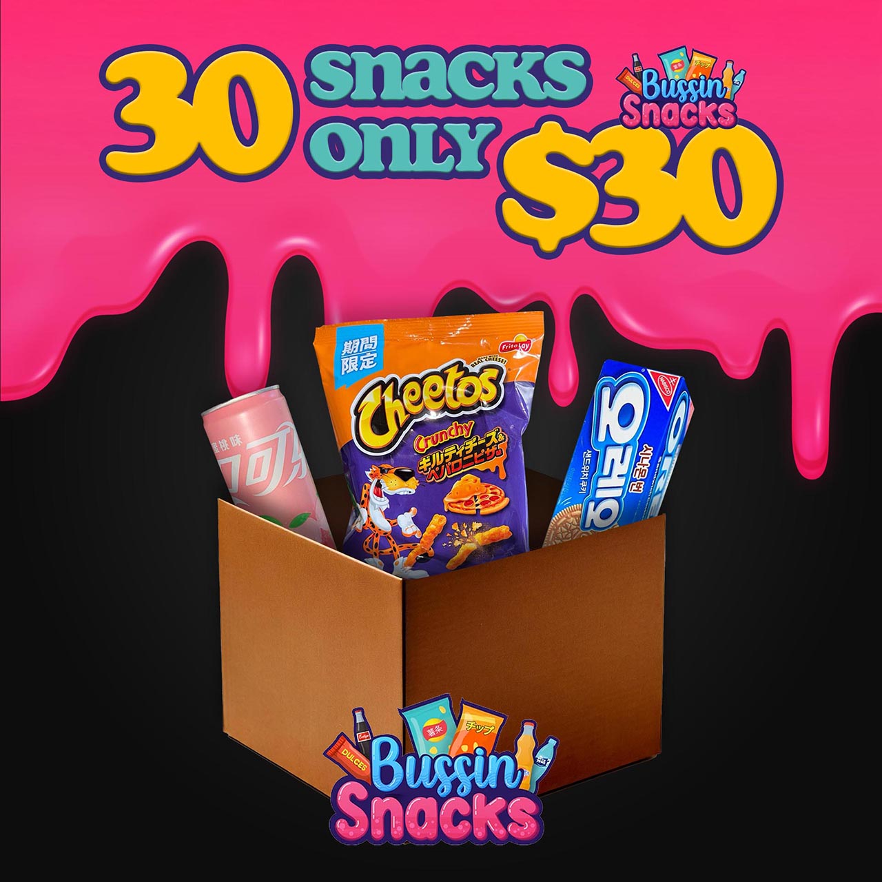 30 Snacks For 30$ – BussinSnacks